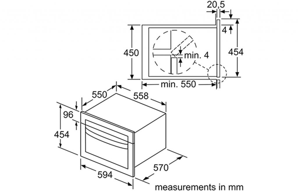 Bosch CMA583MB0B Serie 4 Compact Microwave Combination Oven – Empire ...