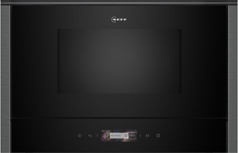 Neff N70 NR4WR21G1B B/I Microwave – Black w/Graphite Trim – Empire Electro