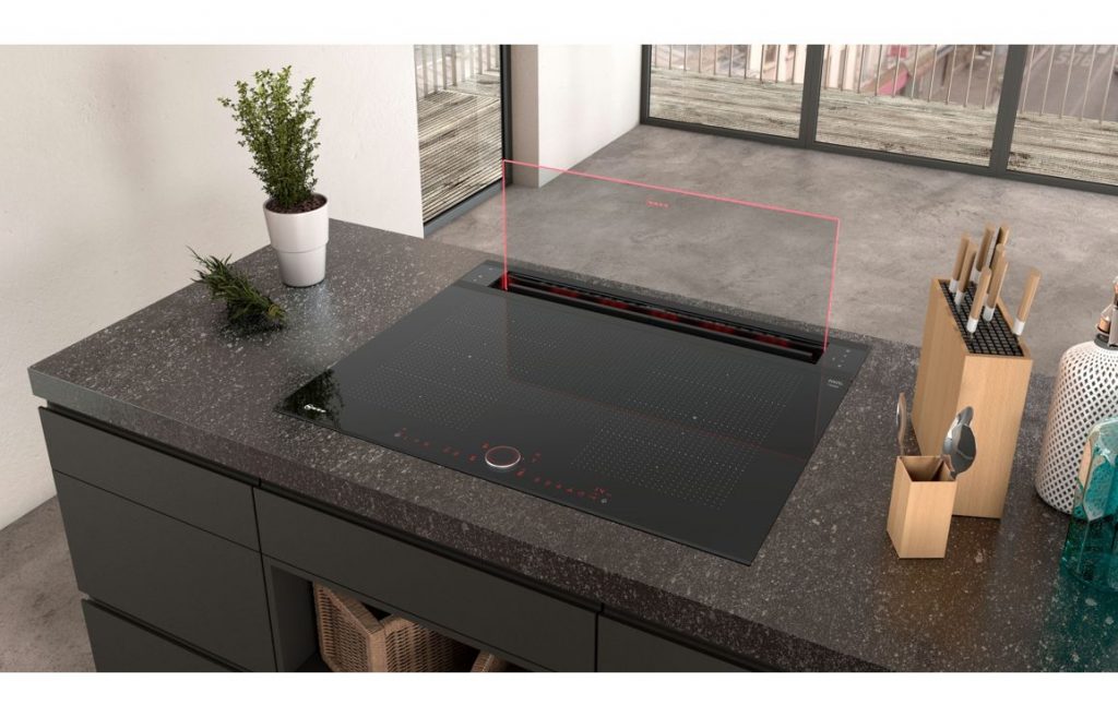 Neff N90 I88WMM1S7B 80cm Glass Downdraft Extractor – Black & Clear ...