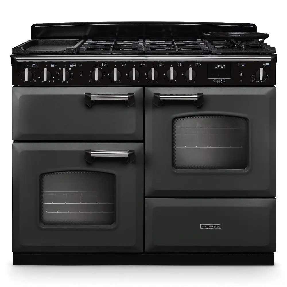 Rangemaster Classic Deluxe CLDLO110DFPSLT/CM1 110cm Dual Fuel Range ...