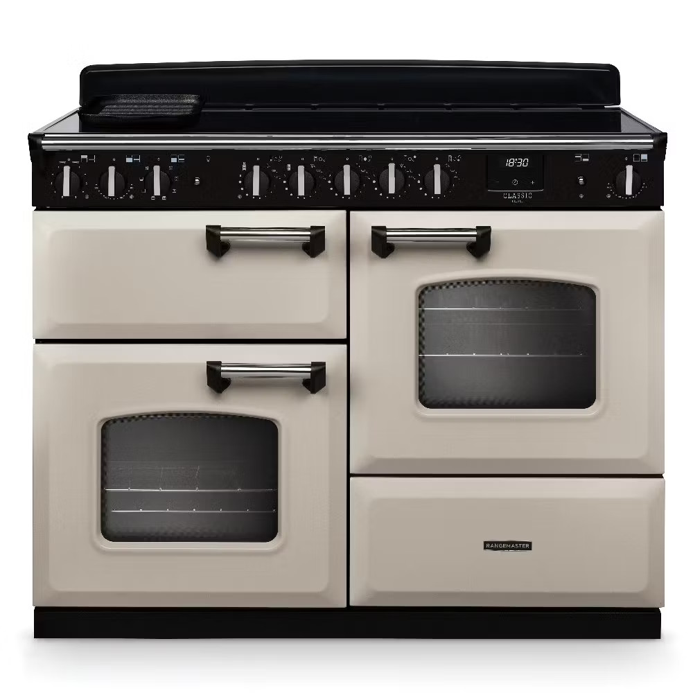 Rangemaster Classic Deluxe CLDLO110EIPPCR/CM1 110cm Induction Range ...