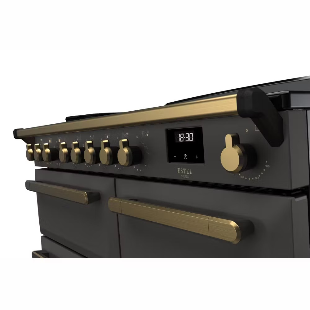 Rangemaster ESDL100EIPSLT/AB1 Estel Deluxe 100cm Induction Range Cooker ...