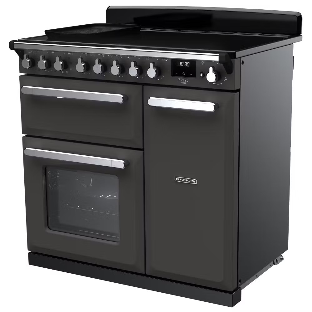Rangemaster ESDL90EIPSLT/CM1 Estel Deluxe 90cm Induction Range Cooker ...