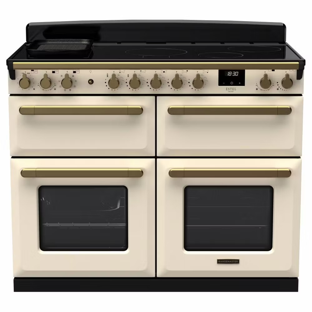 Rangemaster ESDLB110EIPPCR/AB1 Estel Deluxe BC 110cm Induction Range ...