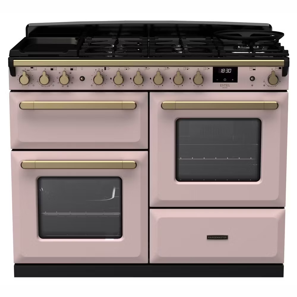 Rangemaster ESDLO110DFPPPK/AB1 Estel Deluxe OC 110cm Dual Fuel Range ...